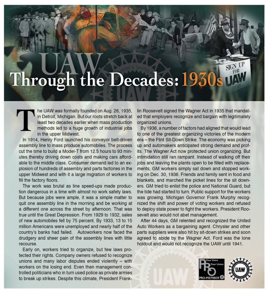 History - UAW Local 600 Website